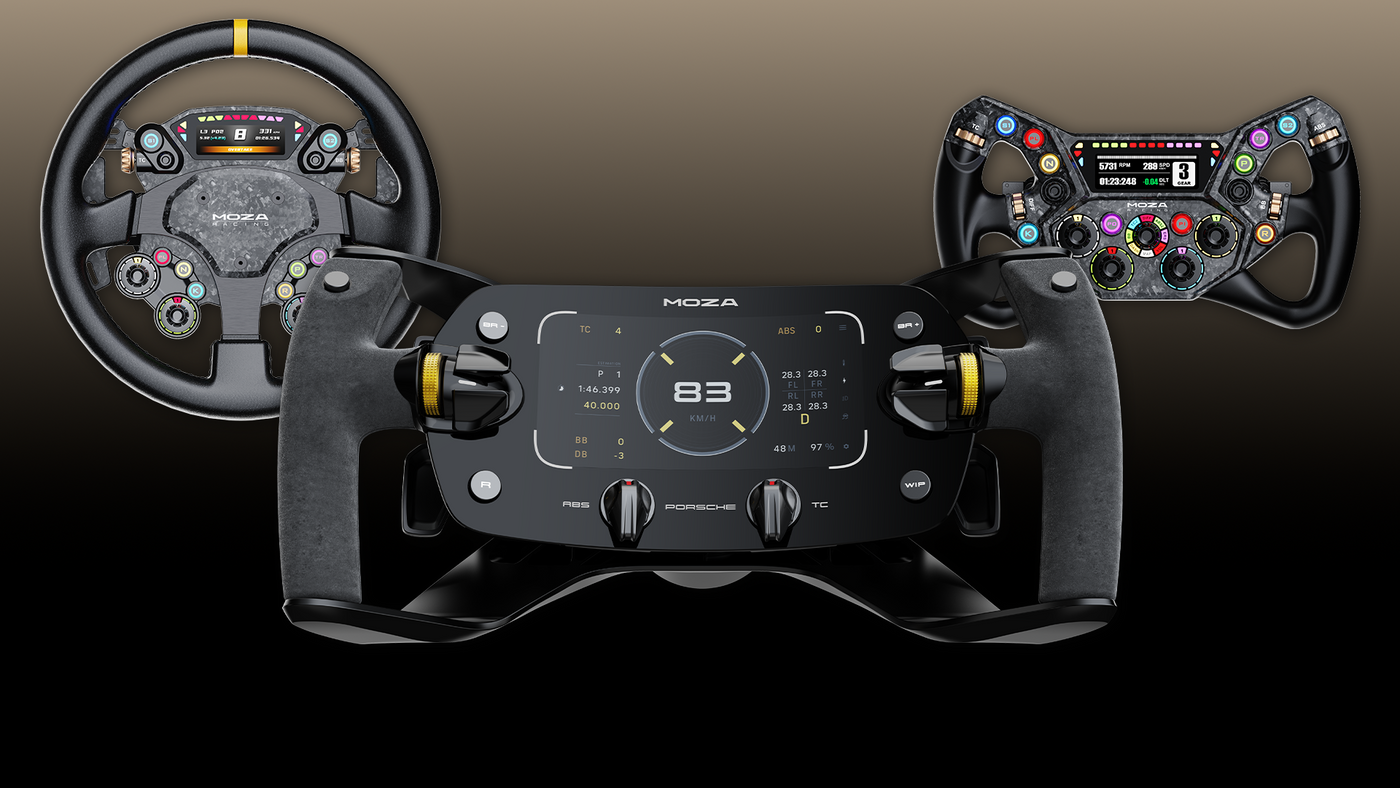 Breaking! MOZA Drops Three New Steering Wheels – SimRacerZone